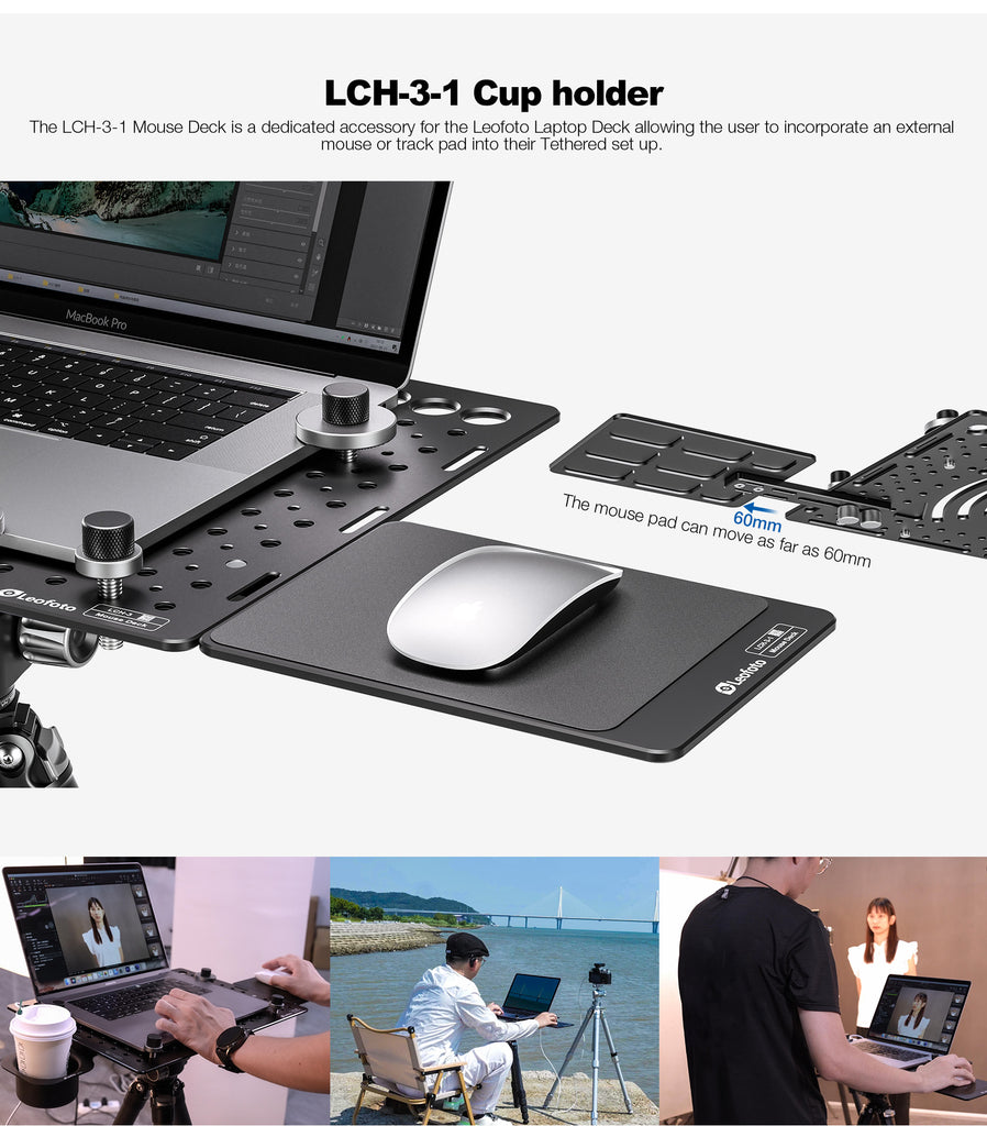 Leofoto LCH-3-1 mouse deck (use with LCH-3/3S) – photosphere.sg